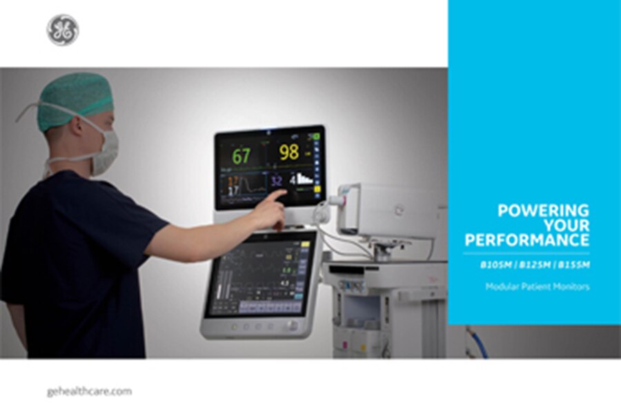 Monitores modulares de pacientes B105M, B125M e B155M
