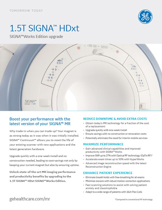 1 5T Signa| GE Healthcare